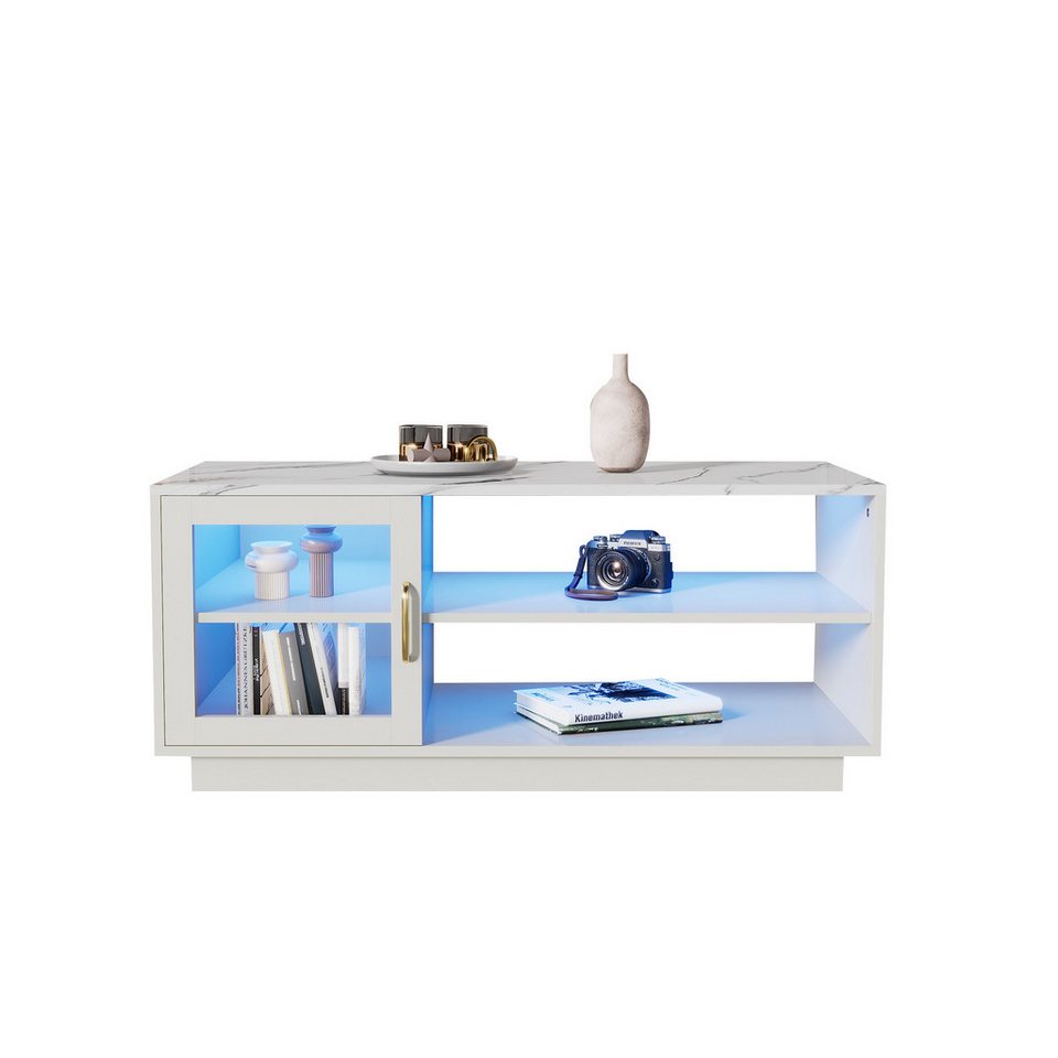 Refined Living Couchtisch Led Hochglanz Couchtische Sofatisch