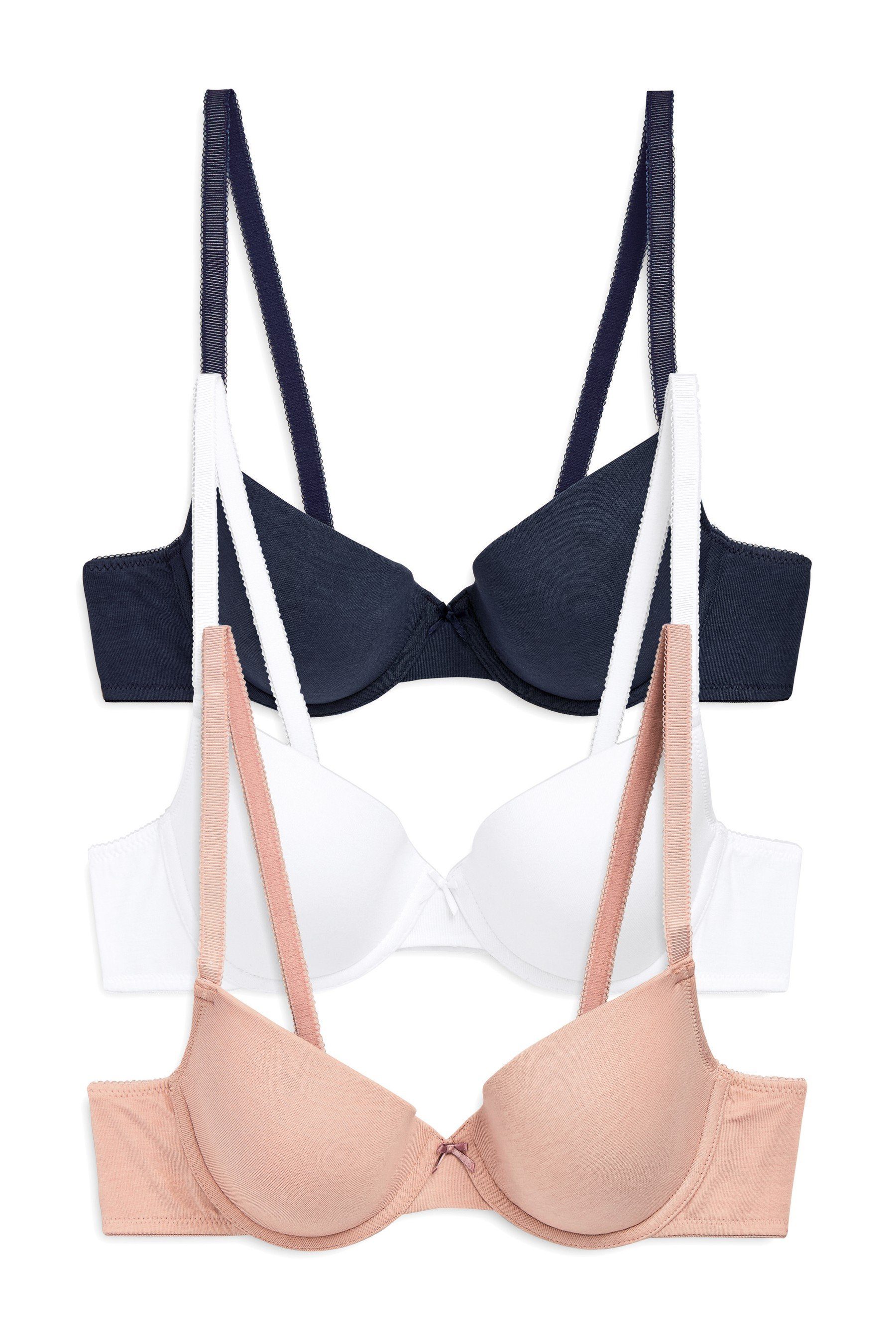 Next Set Dekolleté Bh Wattierte Dekolletés Bhs Aus Baumwollgemisch 2 Tlg