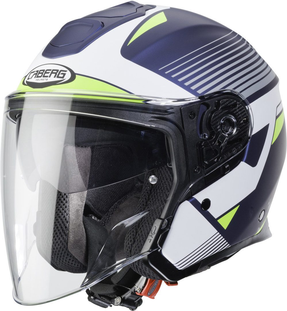 Caberg Motorradhelm Flyon Rio Jethelm, Kratzfestes Visier inklusive ...