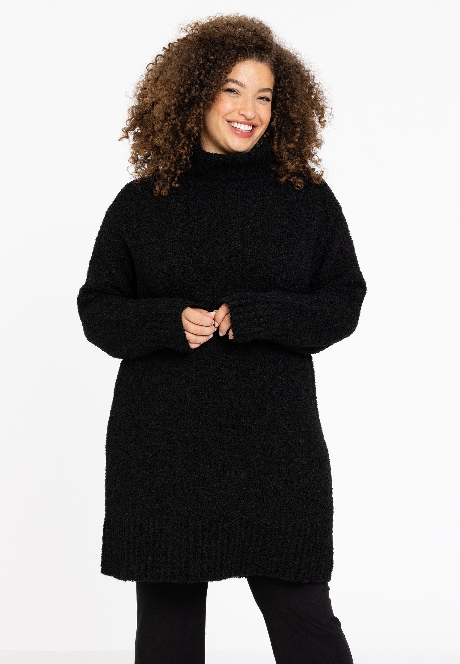 YOEK Longpullover Damen Pullover Große Größen, Longpulli