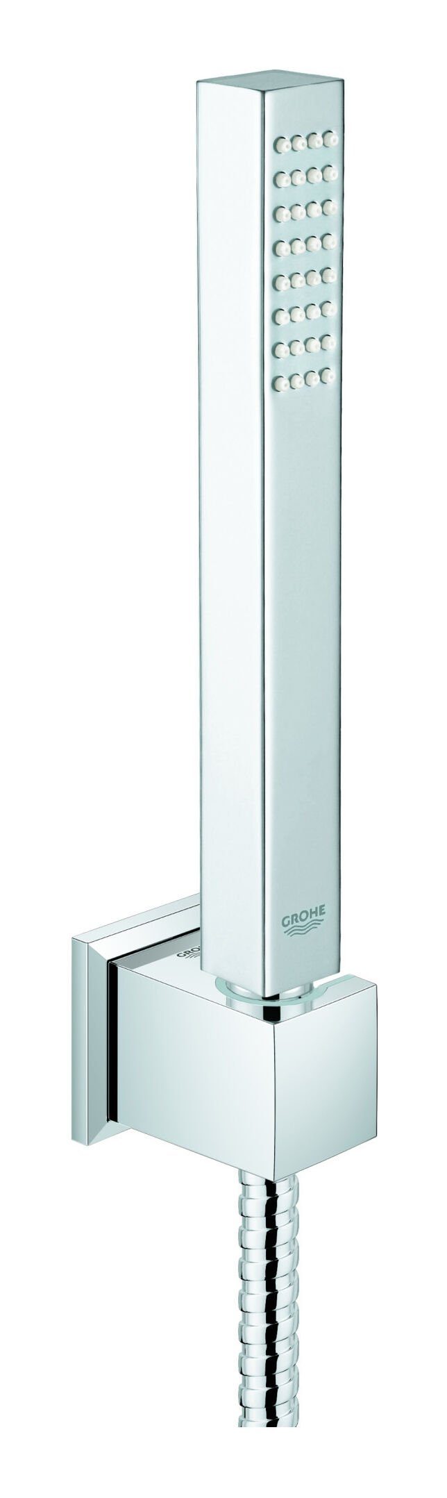 Grohe Handbrause Euphoria Cube+ Stick, Wandhalterset mit EcoJoy 9,5 l 1 ...