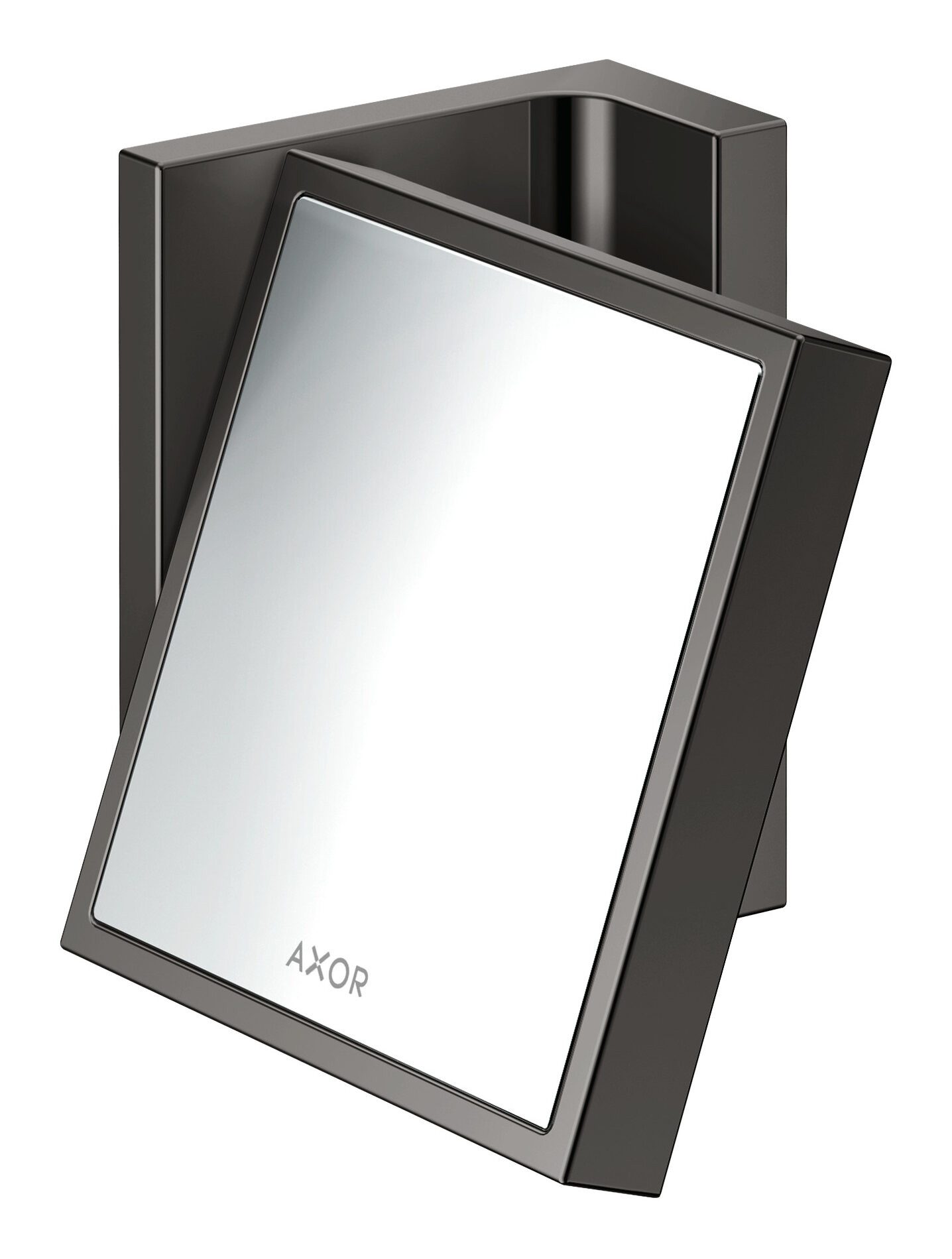 hansgrohe Rasierspiegel Axor Universal Rectangular, Polished Black Chrome