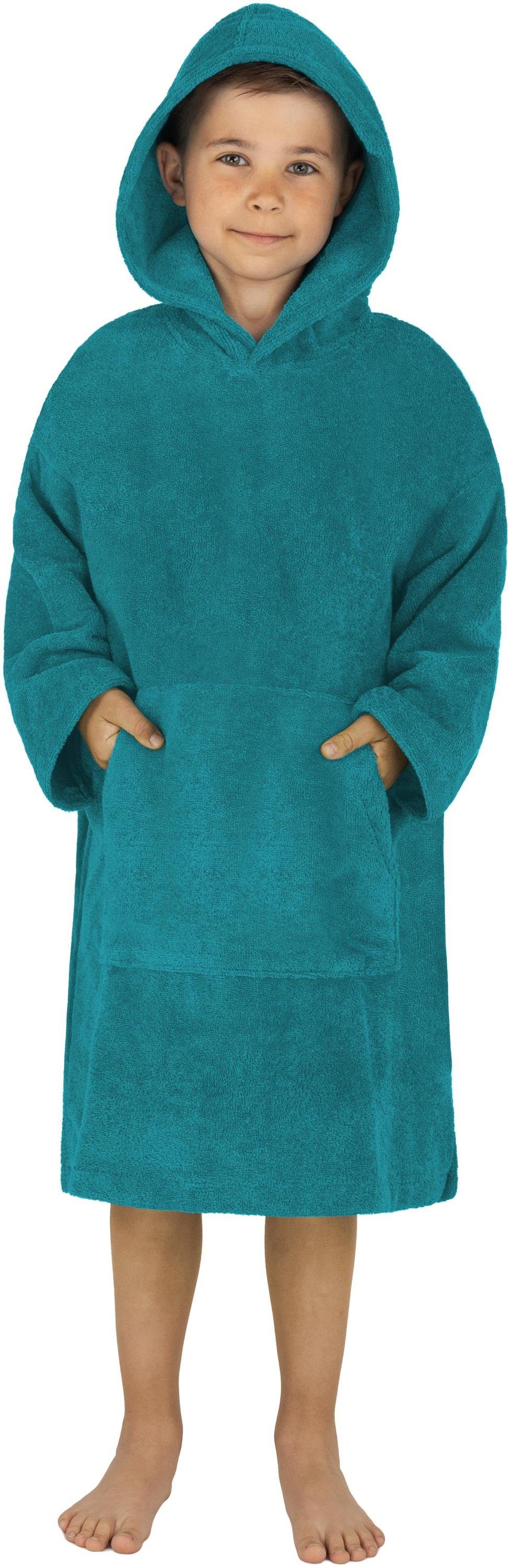 Normani Badeponcho Kinder Langarm Poncho Pichilemu Baumwolle Kapuze