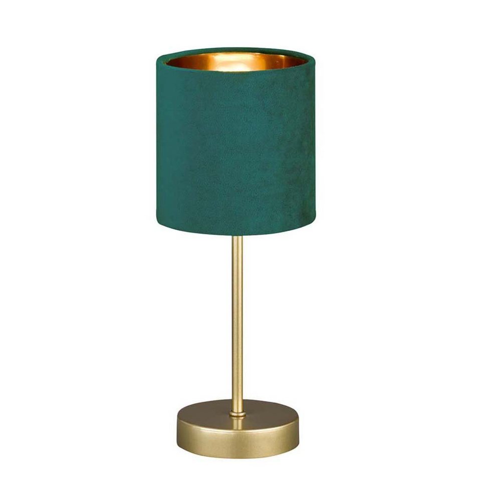 Etc Shop Schreibtischlampe Tischleuchte Bürolampe Gold Türkis