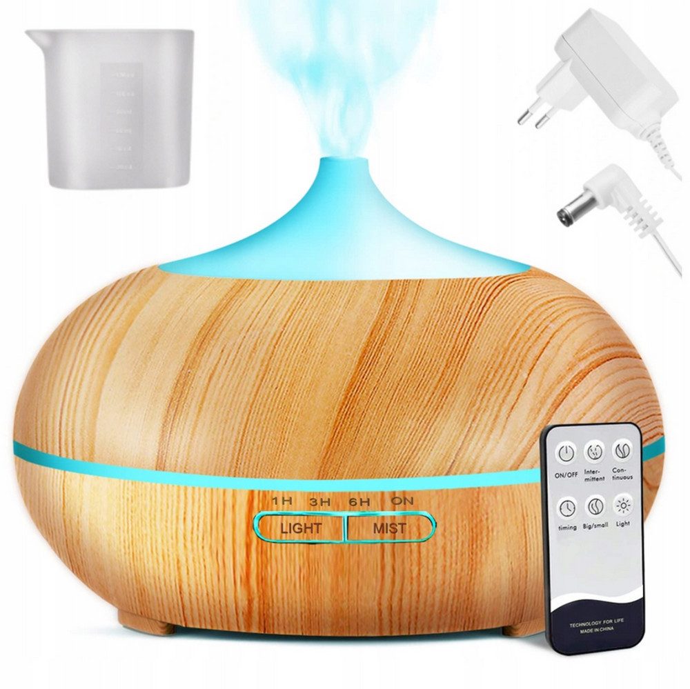 Ruhhy Diffuser Aroma Diffuser & Luftbefeuchter 400ml - Entspannung für ...