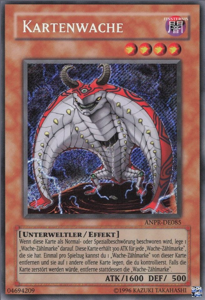 Recollectibles Sammelkarte Yugioh Karte Kartenwache Deutsch Yu Gi Oh