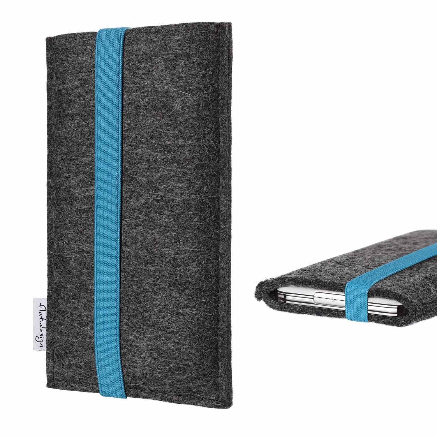 Flatdesign Handyhülle Pflanzlicher Filz Vegan Für Motorola Edge 40