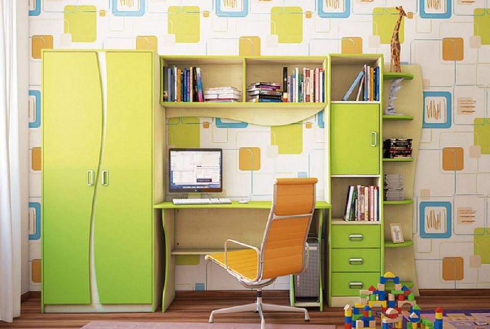 Feldmann Wohnen Jugendzimmer Set Kombi Set 5 St 1 Kleiderschrank