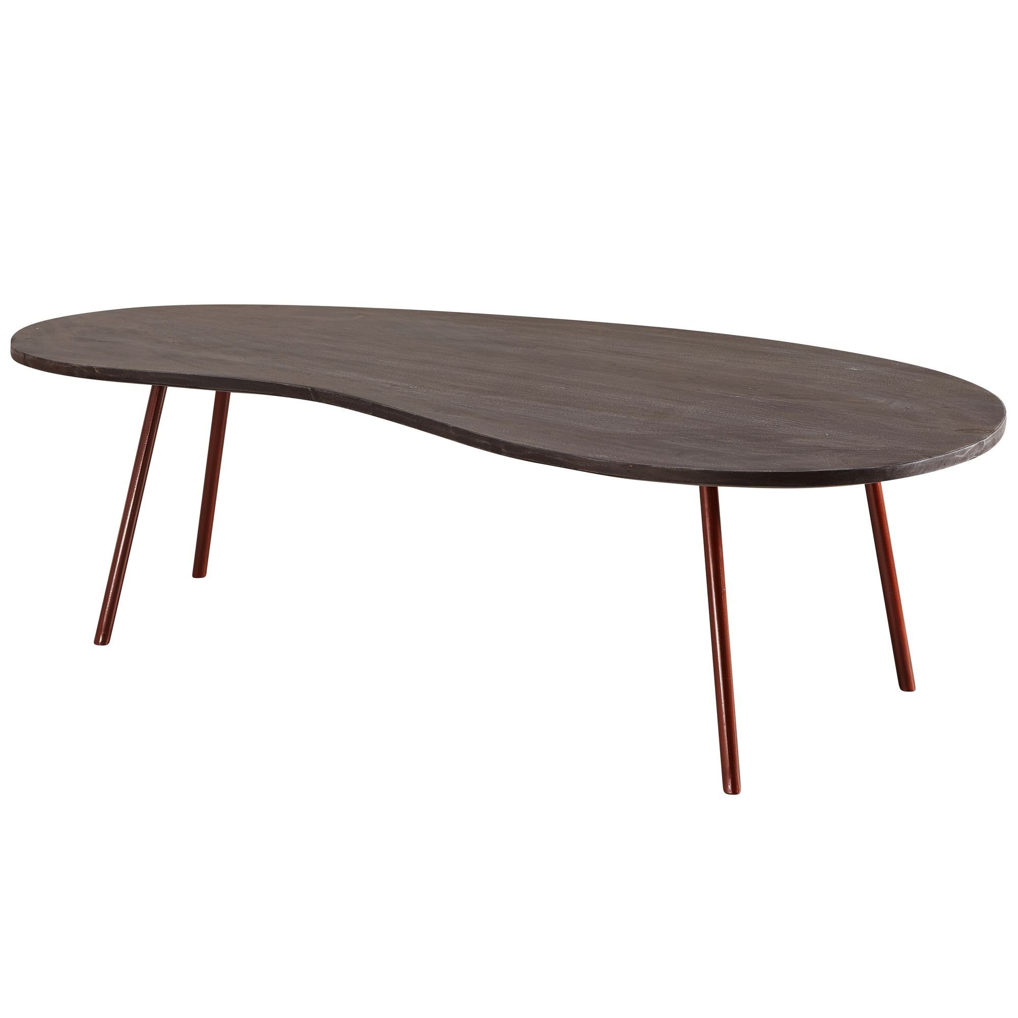Möbelando Couchtisch Design Couchtisch Jai 122x345x63 Cm Akazie Mit