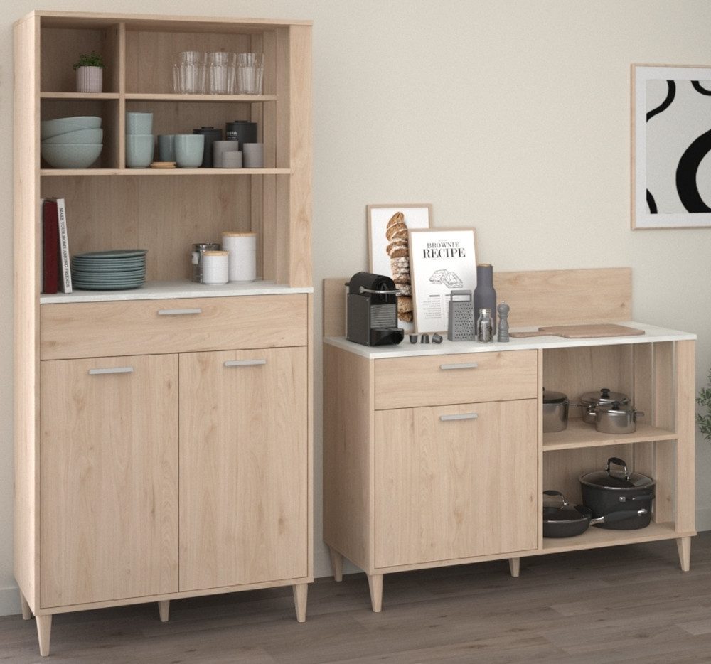 Parisot Küchenbuffet Diner Set Mit Buffet Und Anrichte 2 Teilig Mit