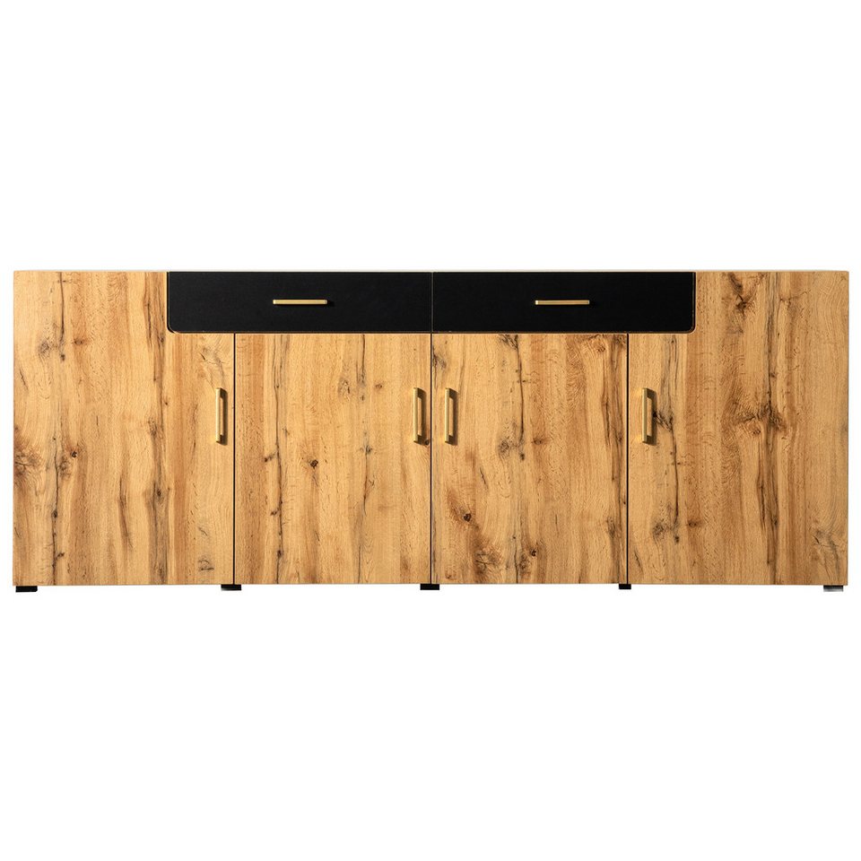 Ideasy Sideboard Tv Boardküchenschrank Aufbewahrungsschrank 208 X