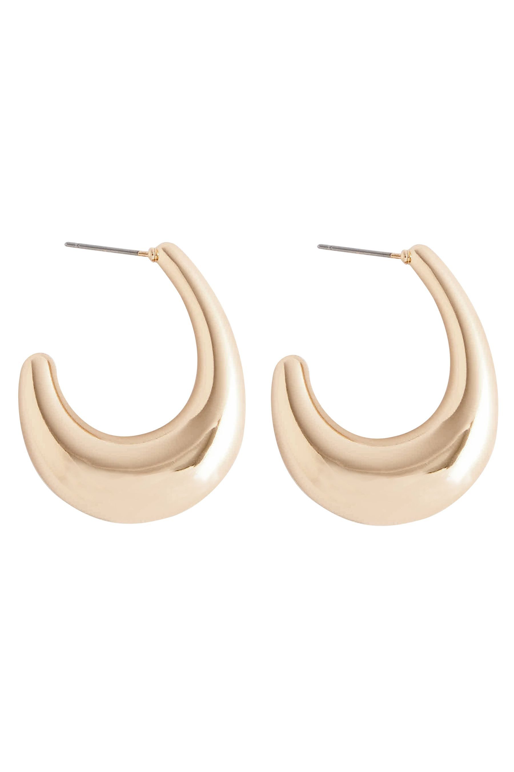 Next Paar Creolen Ovale, massive Creolen (1-tlg)