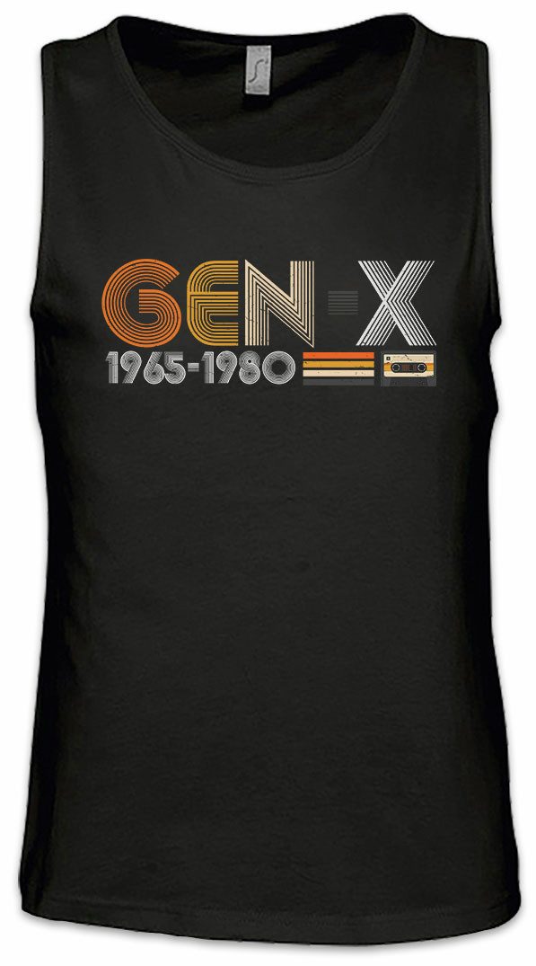 Urban Backwoods Tanktop Gen-X Ärmelloses T-Shirt Generation X Retro ...