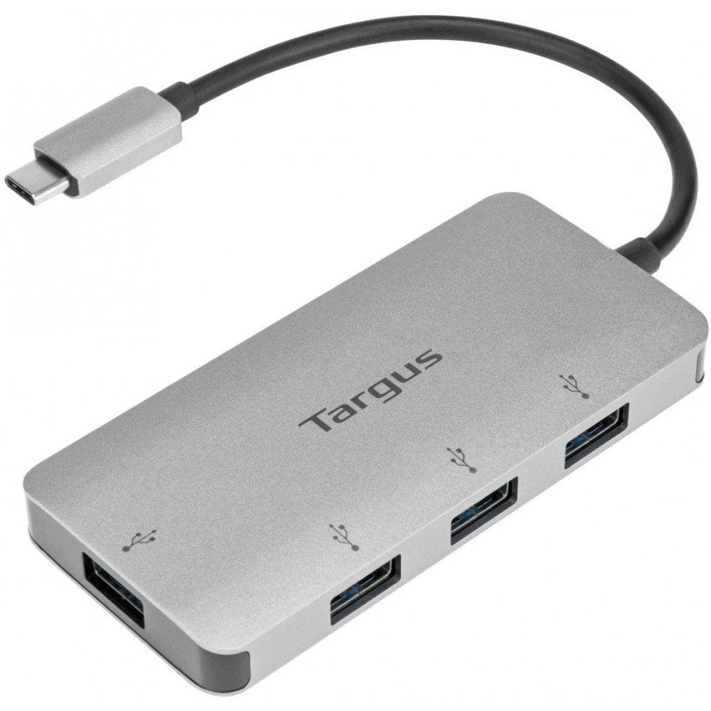 Targus USB-Verteiler USB-C to 4-Port USB-A HUB, 5 Gbit/s ...
