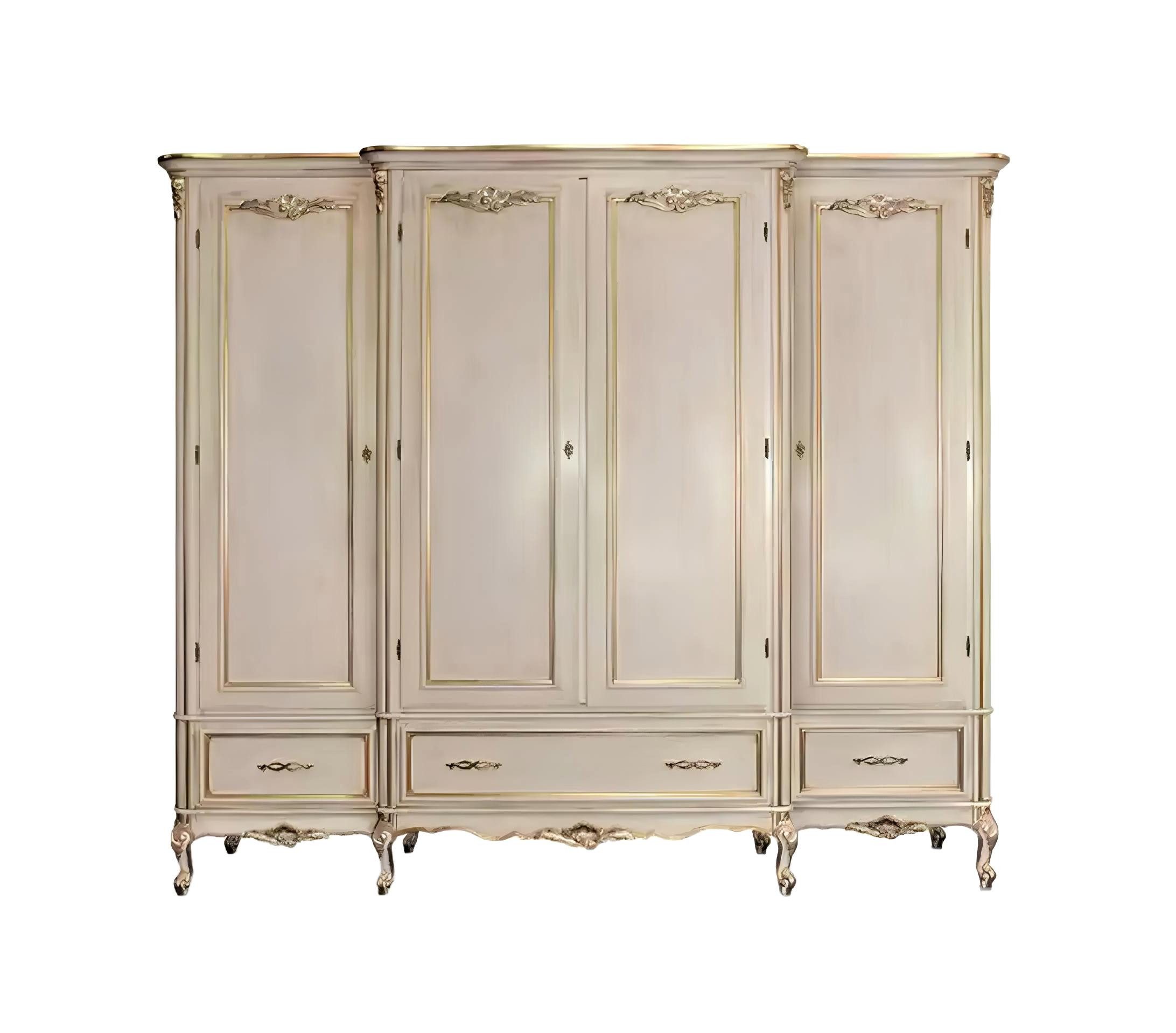 Xlmoebel Kleiderschrank Schrank Für Kleidung Im Klassischen Stil Aus