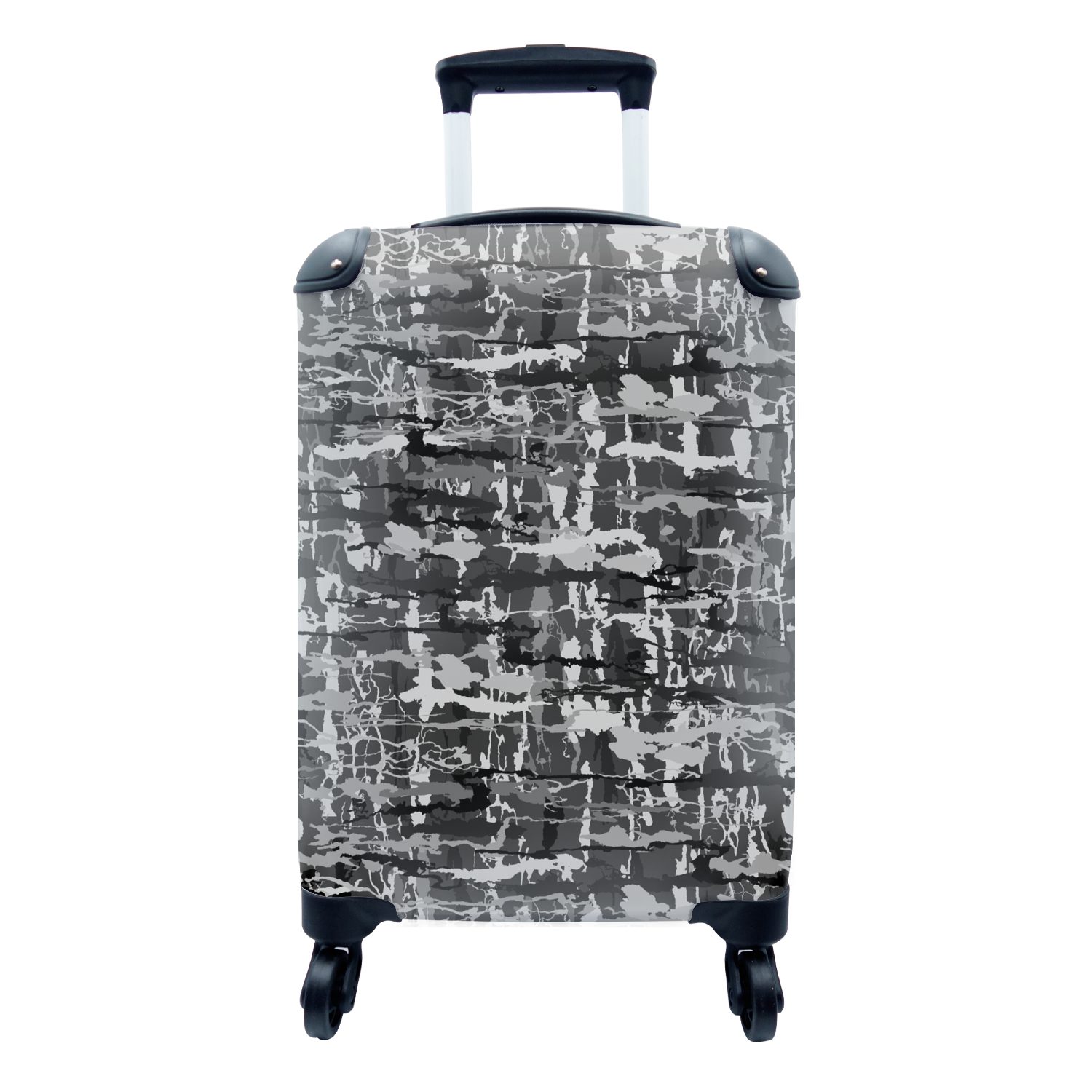 Muchowow Handgepäckkoffer Camouflage Farbe Muster 4 Rollen