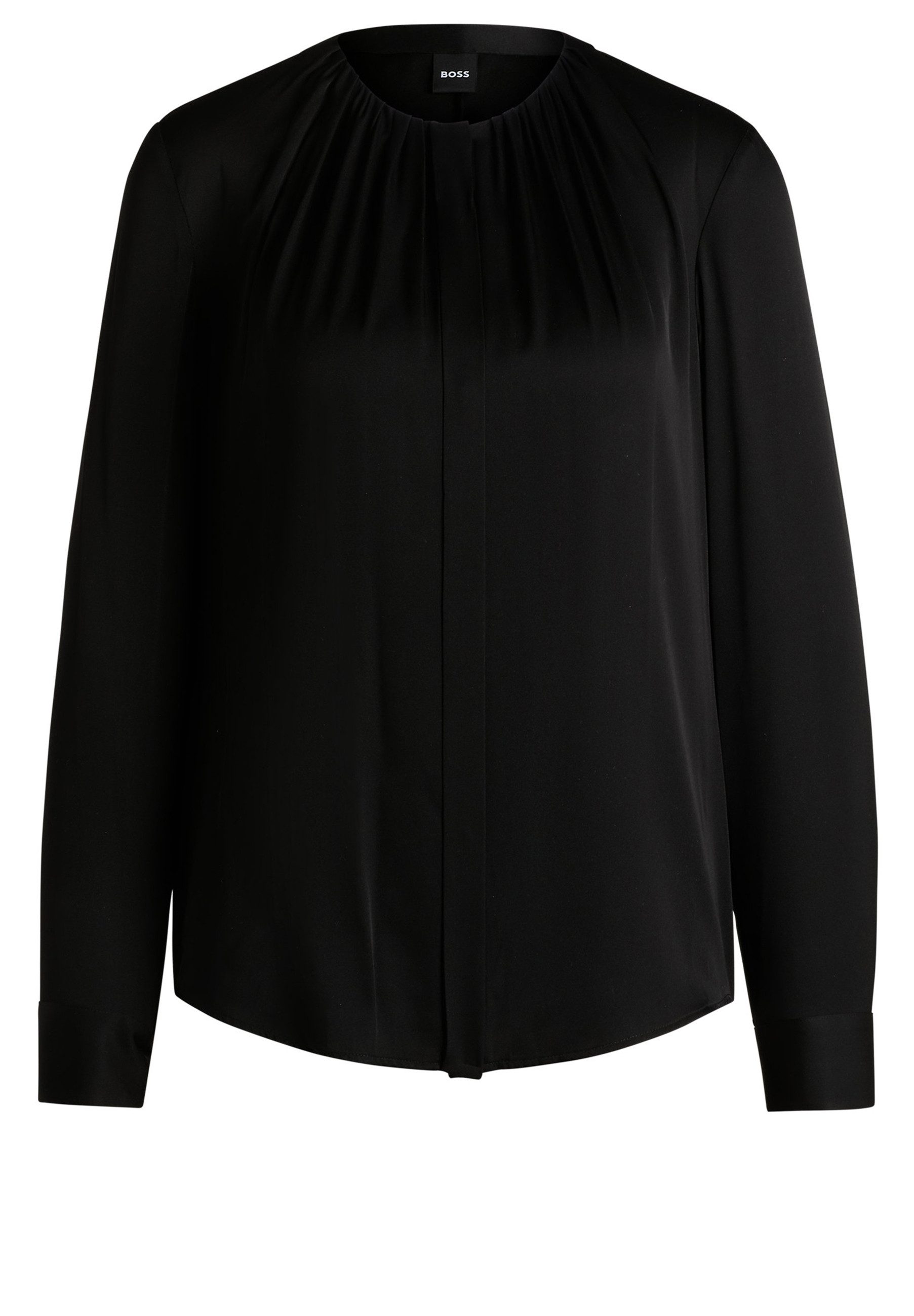 BOSS Klassische Bluse Banorah (1-tlg), Verdeckter Verschluss