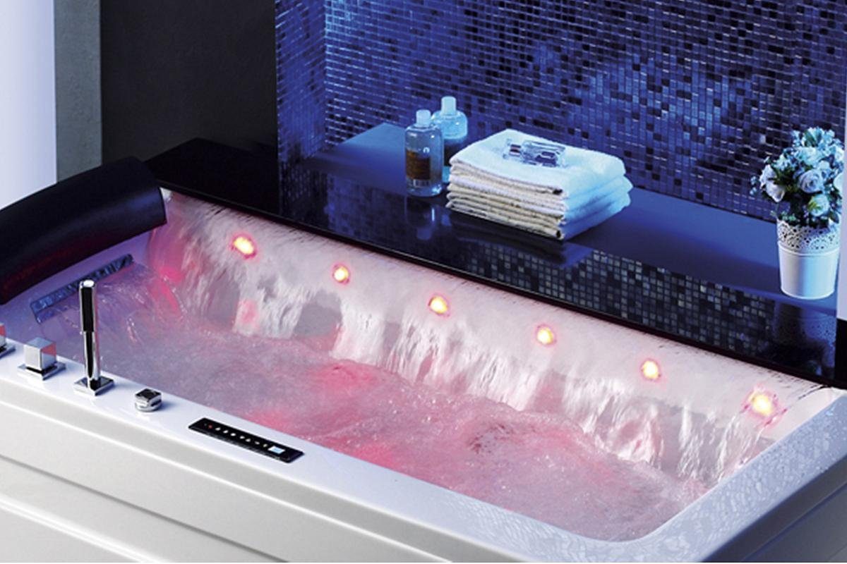 Duwilux Whirlpool-Badewanne 1 Pers. Whirlpool Victoria 172x100 ...
