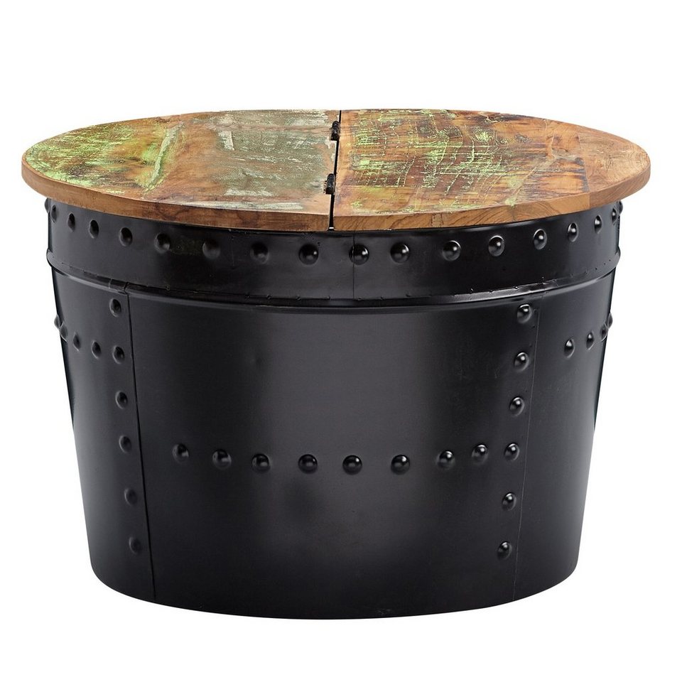 Kadima Design Couchtisch Kaffeetisch Serchio Industrial Metalltisch