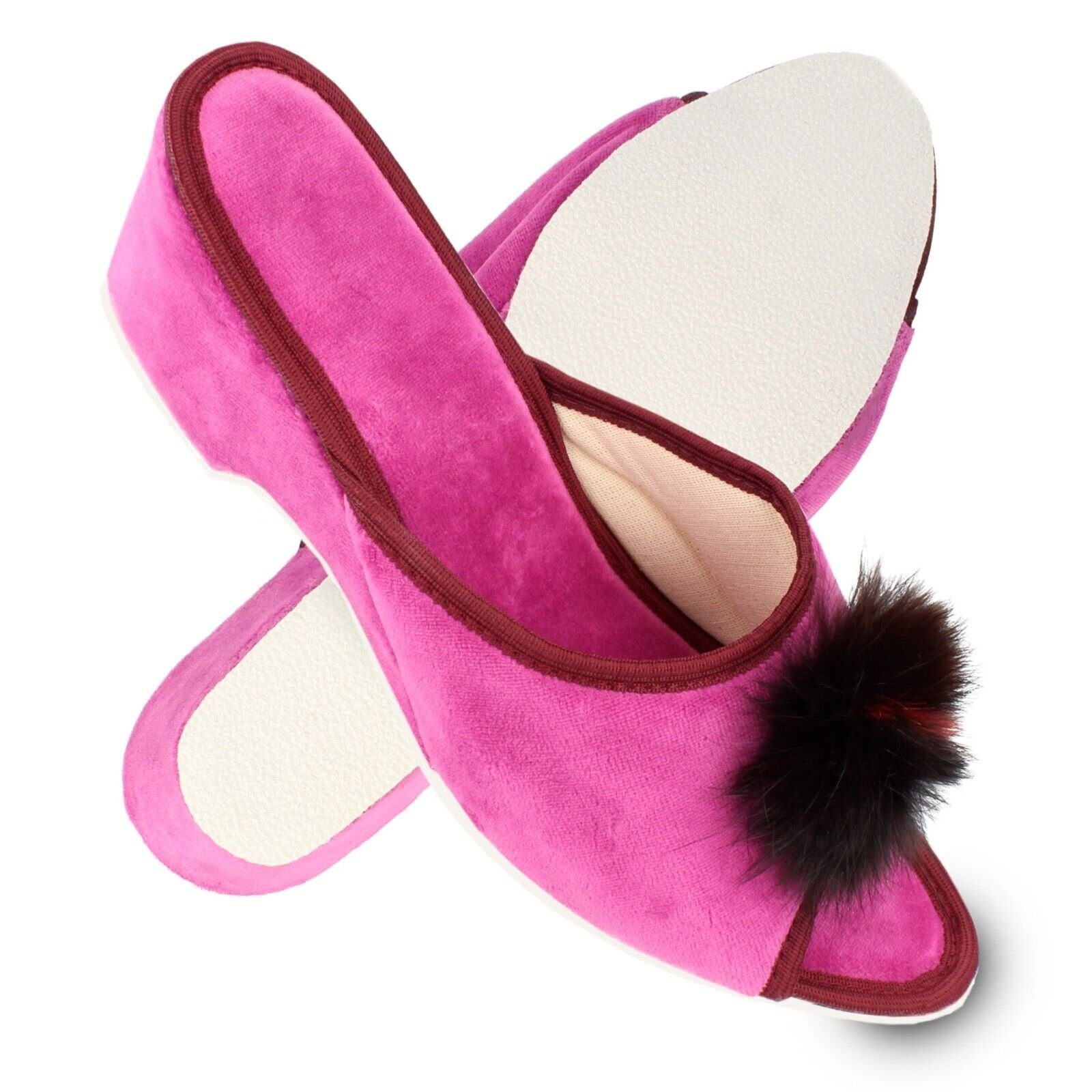 OTTO-Trade™ | Купить Домашняя обувь »Elegante Samt Pantoffeln für Damen ...