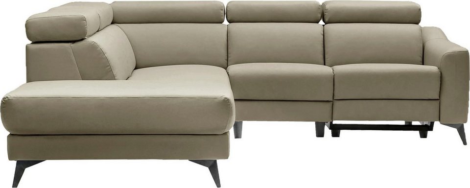 Places Of Style Ecksofa Valerio Mit 1 Elektrischer Relaxfunktion Und