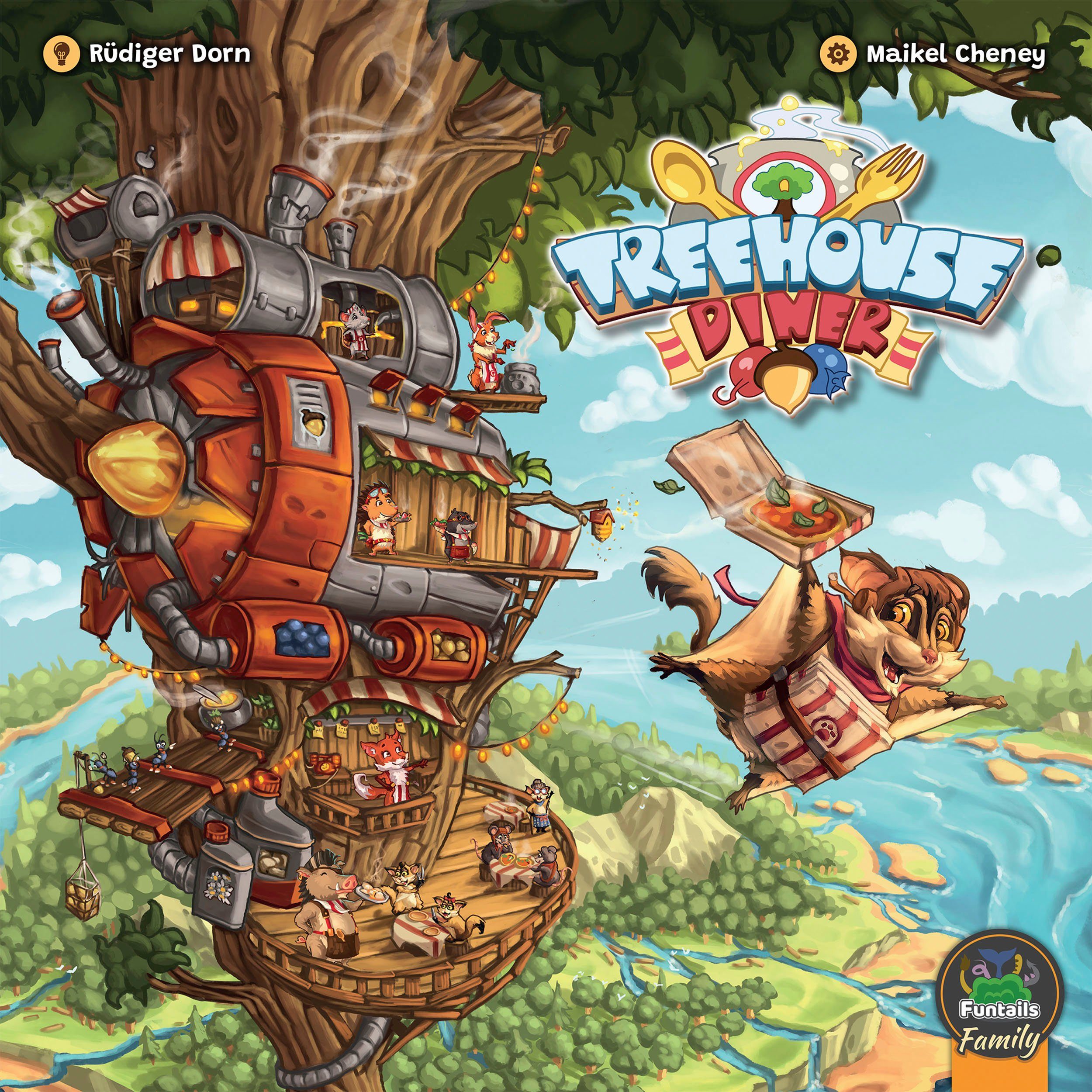 Funtails Spiel, Familienspiel Treehouse Diner, Familienspiel »Treehouse ...