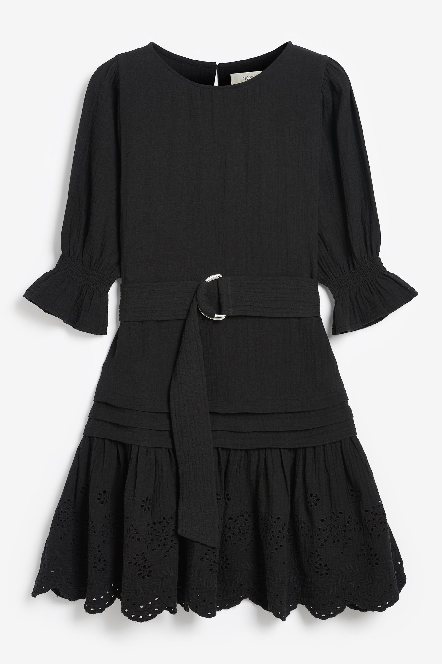 Next Volantkleid Biesen Kleid Mit Puffärmeln 1 Tlg Aktuelles Design