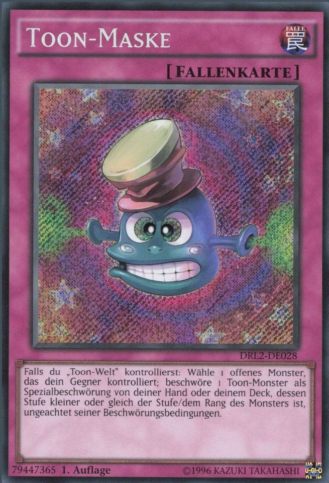 Recollectibles Sammelkarte Yugioh Karte Toon Maske Yu Gi Oh Karte