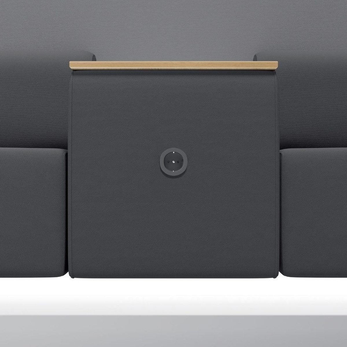 rocada Stuhl Sitzsofa Be Soft Doppelsitz + Tisch grau