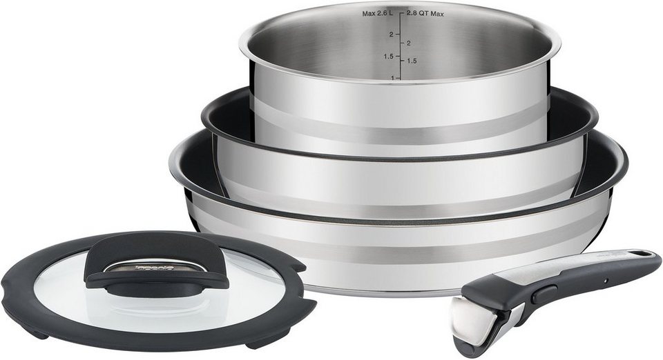 Tefal Pfannen Set Ingenio By Jamie Oliver Edelstahl Set 5 Tlg