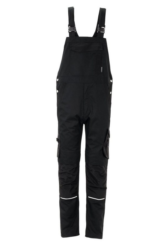 Planam Arbeitslatzhose Herren Latzhose Norit Schwarzschwarz Größe 106