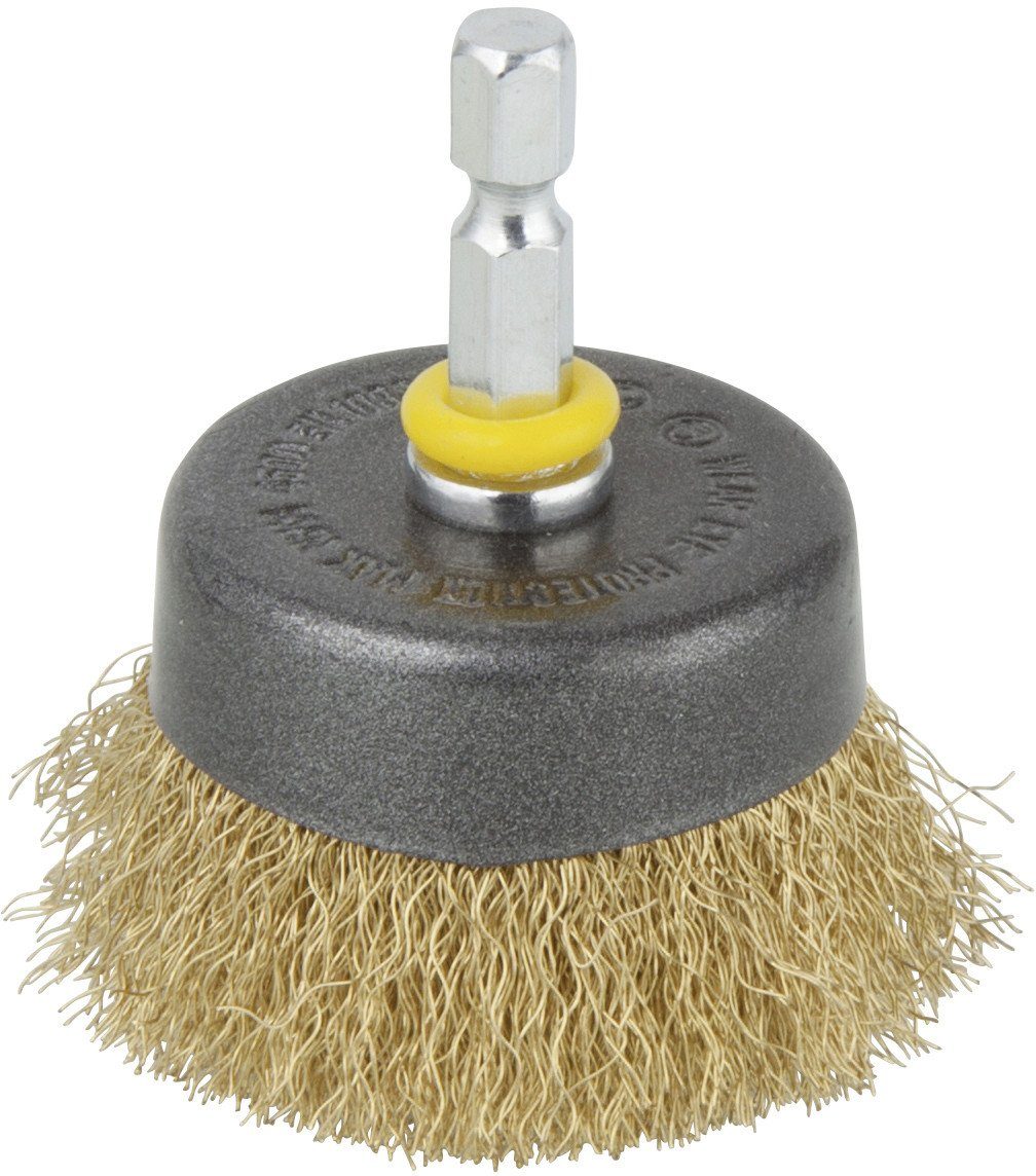 Wolfcraft Schleifaufsatz Wolfcraft Topfdrahtbürste Ø 50 Mm Messing