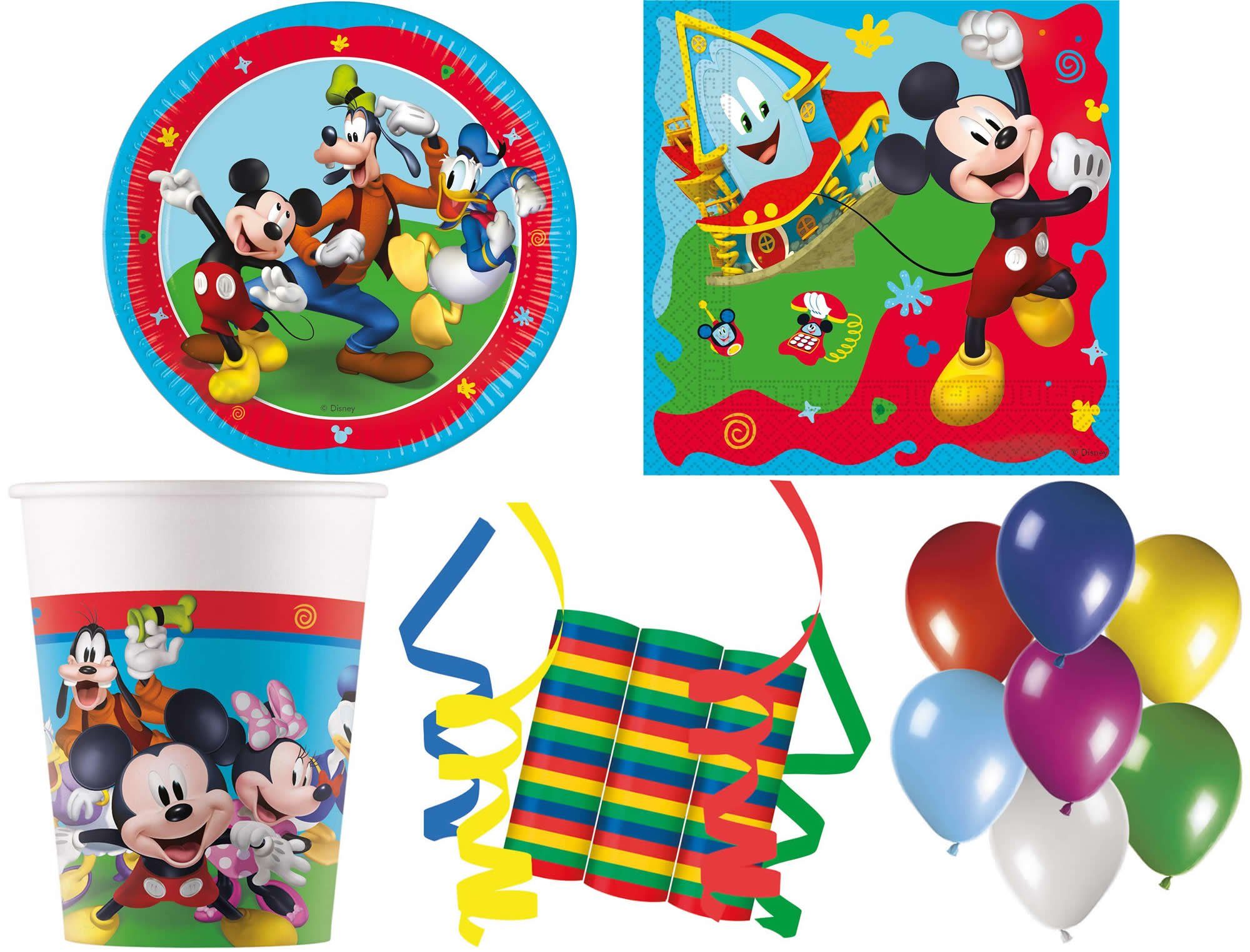 Procos Einweggeschirr Set 140 Tlg Set Kindergeburtstag Party Feier