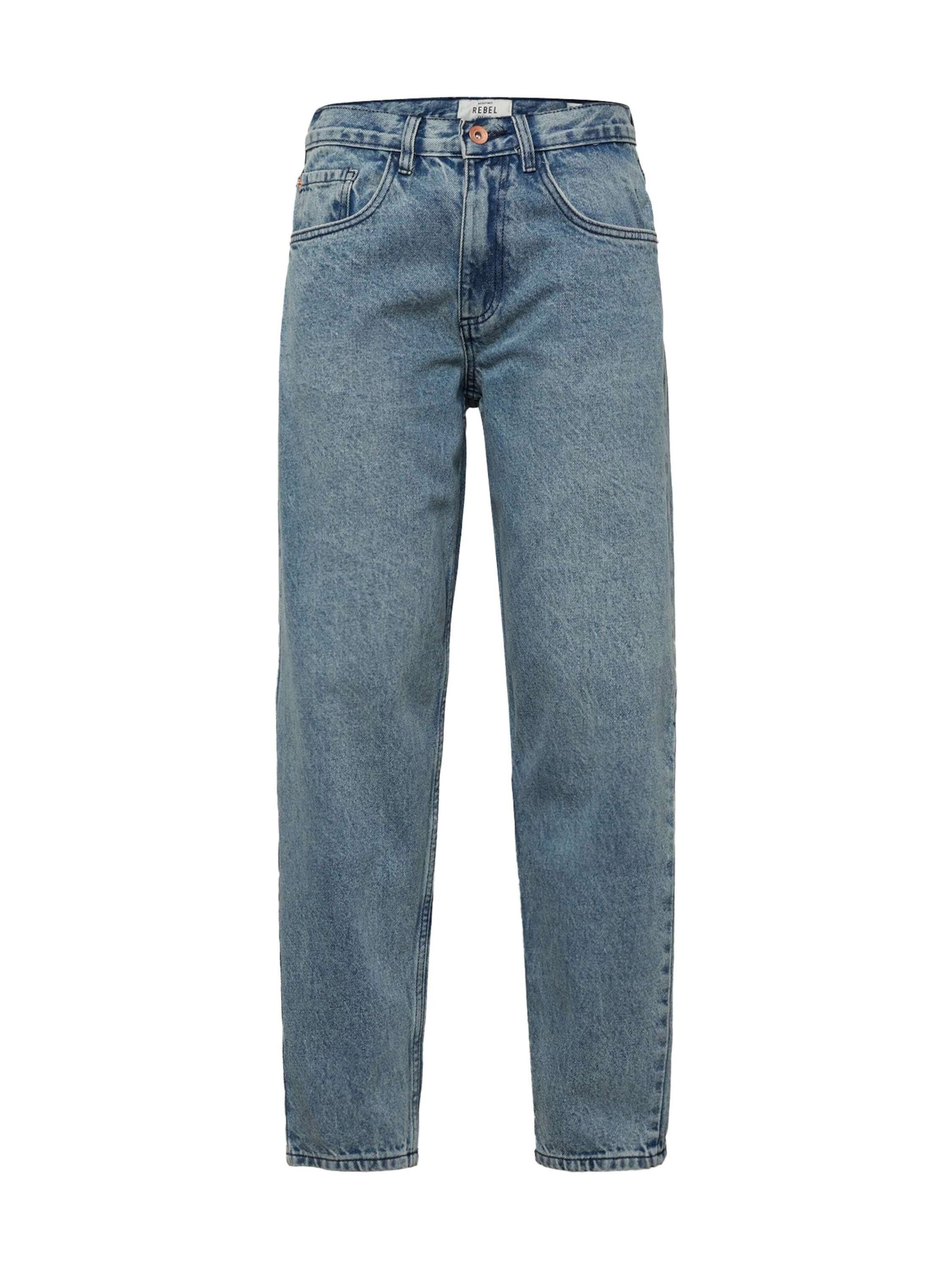 REDEFINED REBEL Regular-fit-Jeans Kyoto (1-tlg), Abgesteppter Saum/Kante