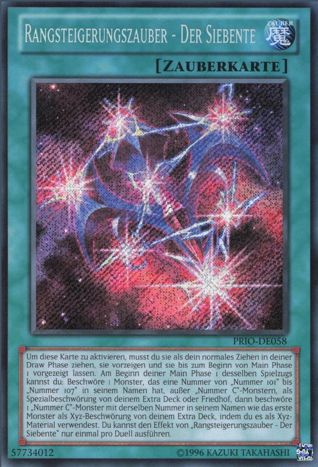 Recollectibles Sammelkarte Yugioh Karte Rangsteigerungszauber Der