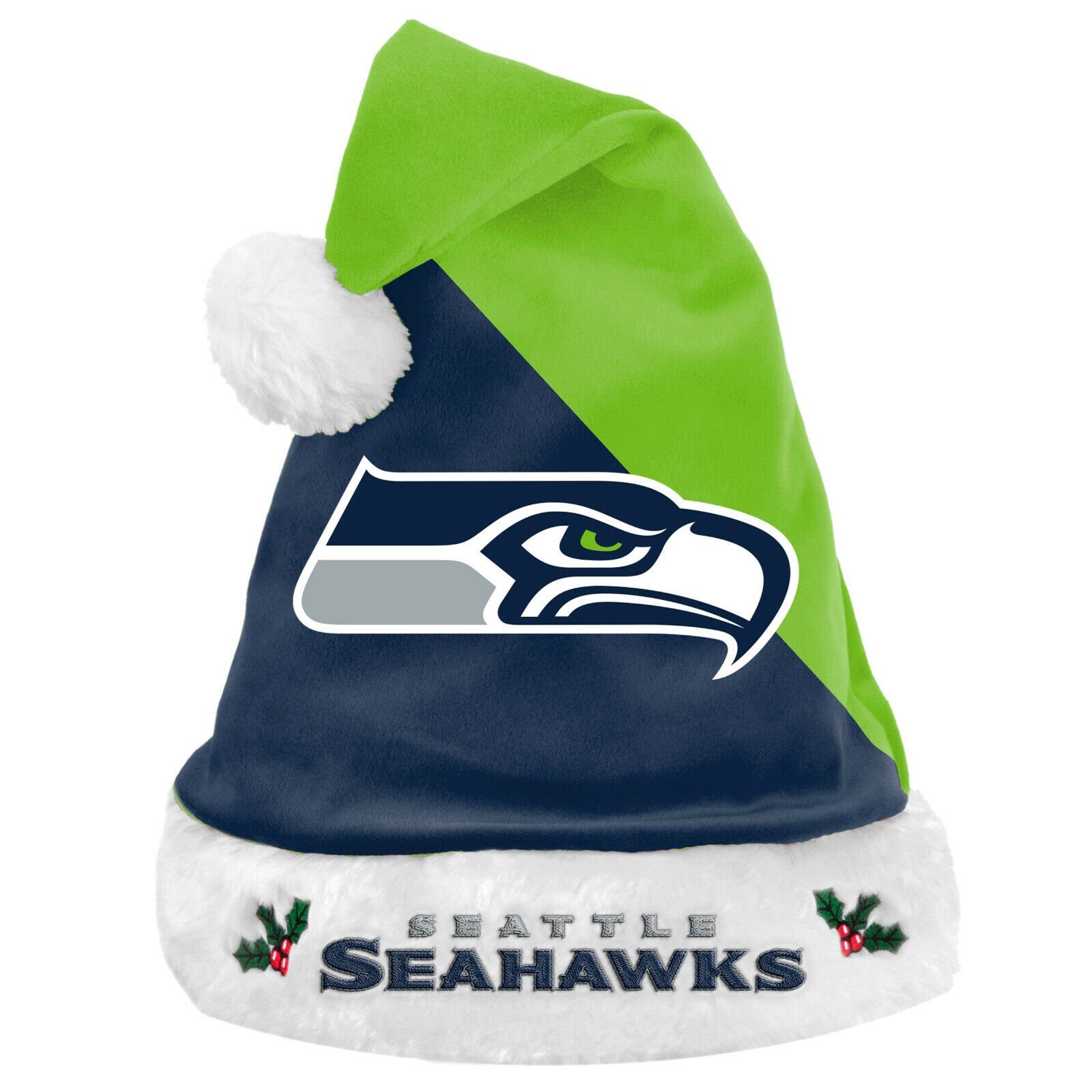FOCO Bommelmütze Seattle Seahawks - NFL - Basic Santa Hat