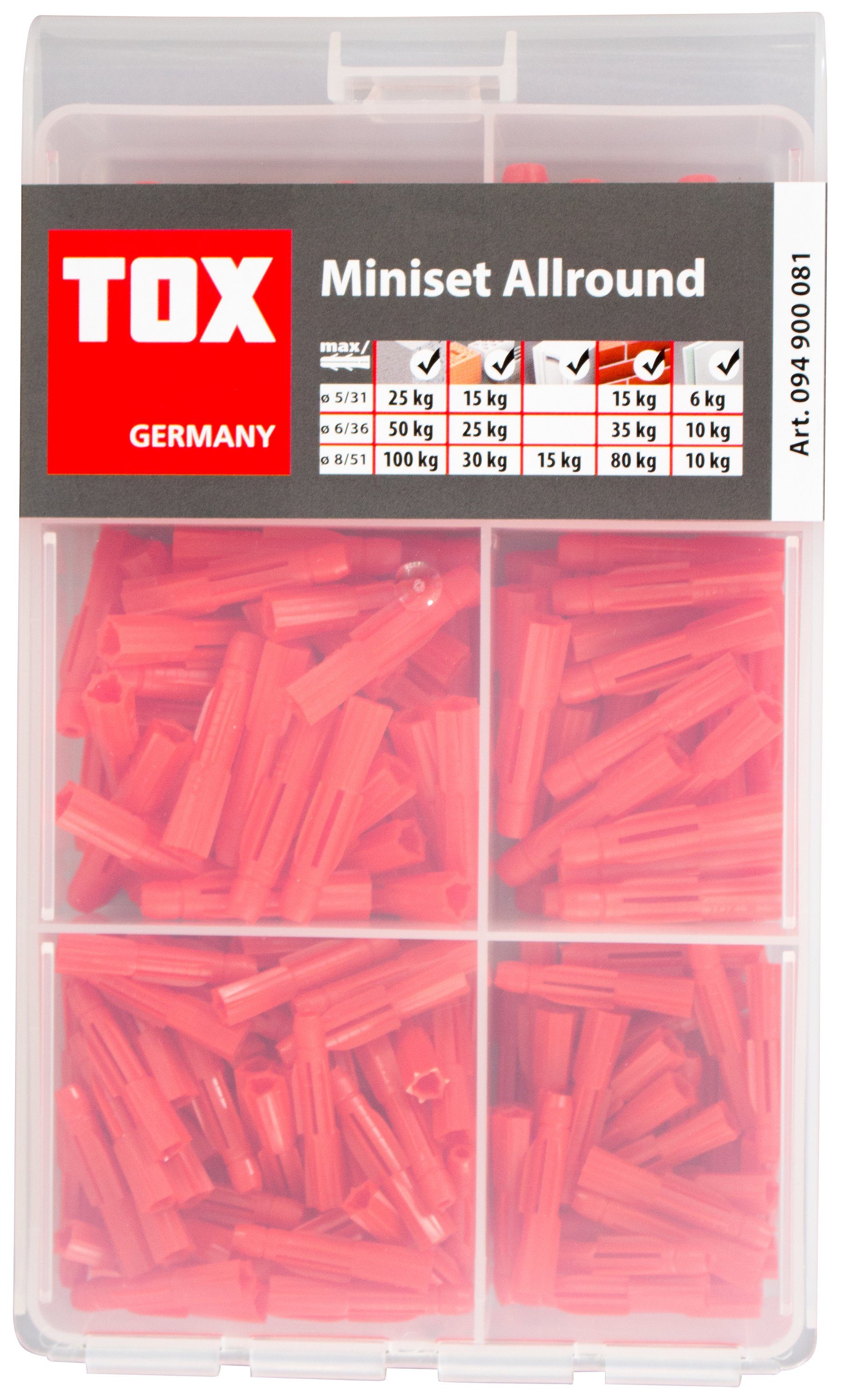 TOX-DÜBEL-TECHNIK Schrauben- und Dübel-Set, - Das Original aller ...