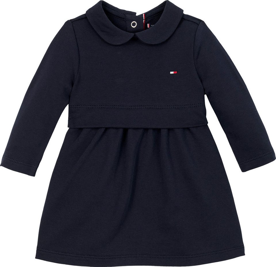 Tommy Hilfiger Jerseykleid Essential Dress Ls Mit Logostickerei