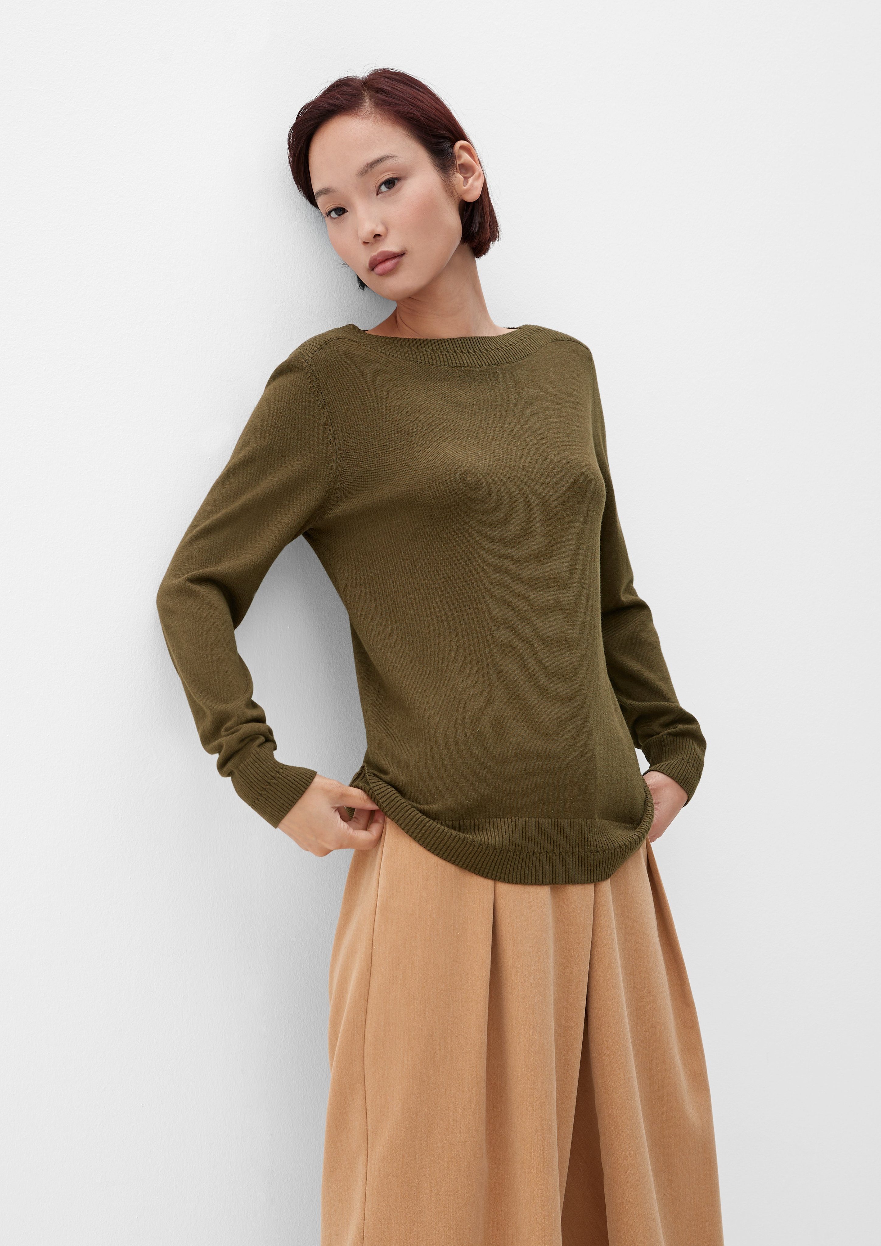 Soliver Strickpullover Pullover Mit U Boot Ausschnitt 1 Tlg