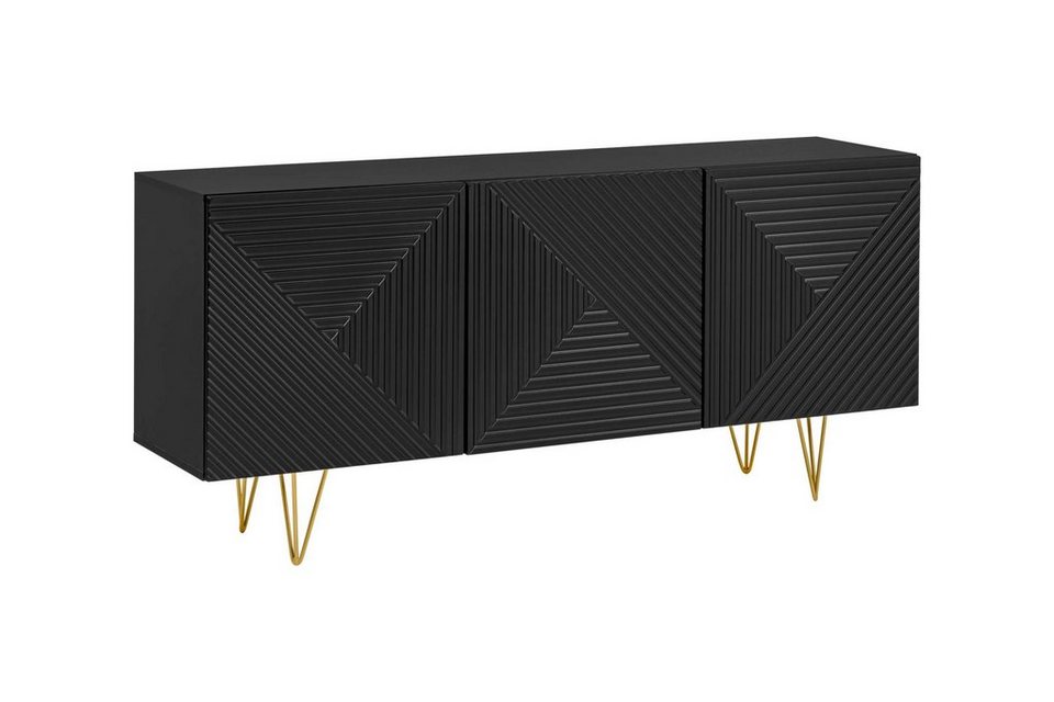 99rooms Kommode Emir Sideboard Schrank Sideboard 72×160×40 Cm Mit