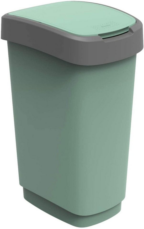 Rotho Mülleimer Twist Mülleimer 50l Mit Deckel Kunststoff Pp
