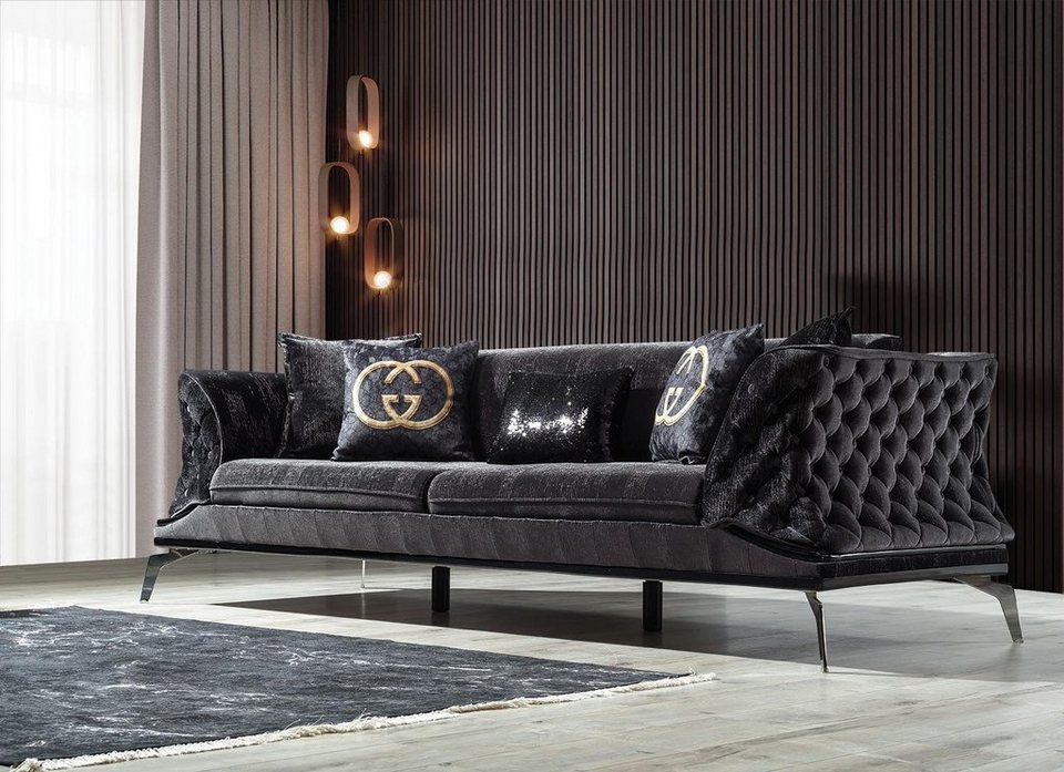 Jvmoebel 3 Sitzer Chesterfield Sofa 3sitz Polster Dreisitzer Couchen