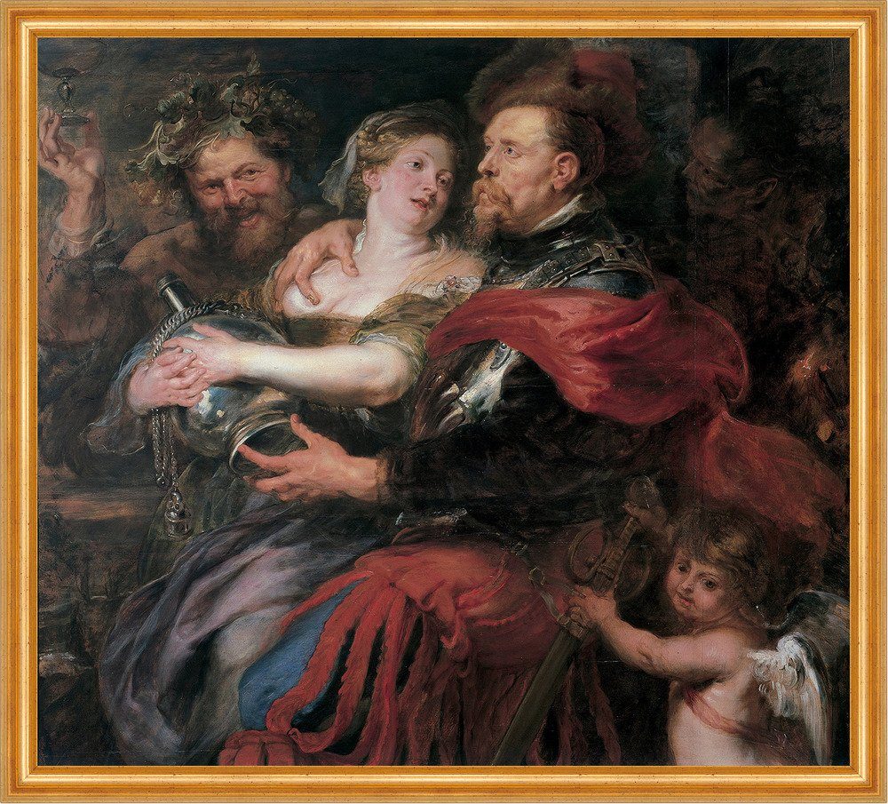 Kunstdruck Venus and Mars Peter Paul Rubens Götter Mythologie Kampf B A2 03080 Ge, (1 St)