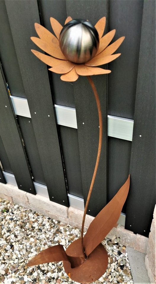 Jürgen Bocker Gartenambiente Gartenstecker Blume Palermo 120 Cm Kugel