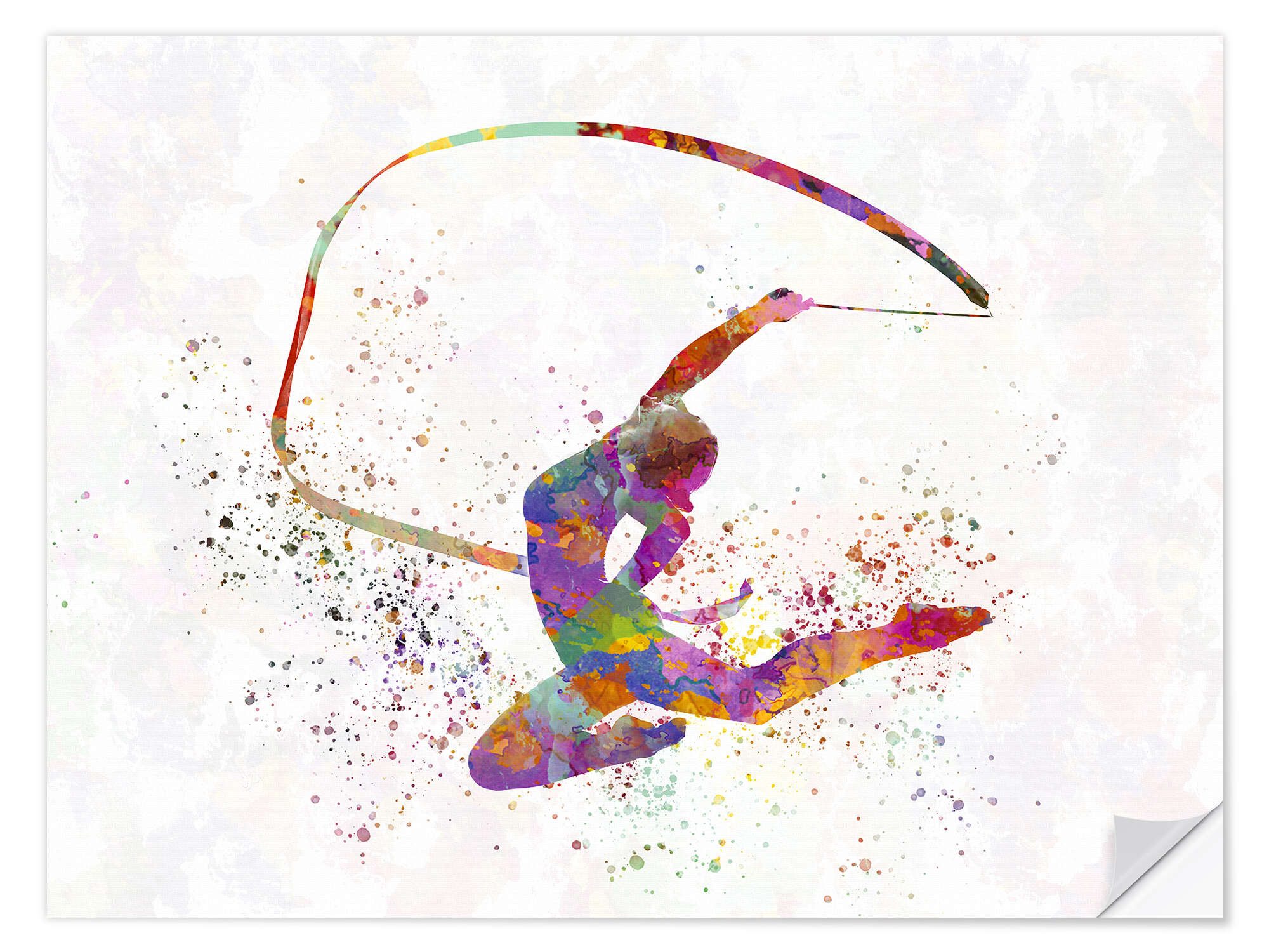 Posterlounge Wandfolie Nobelart Rhythmische Gymnastik I Malerei