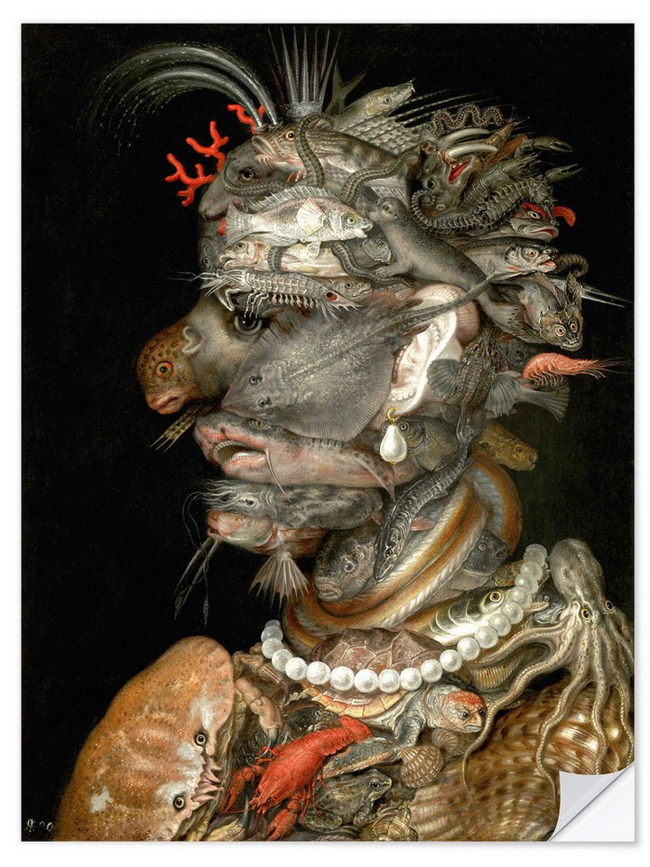 Posterlounge Wandfolie Giuseppe Arcimboldo Wasser Malerei