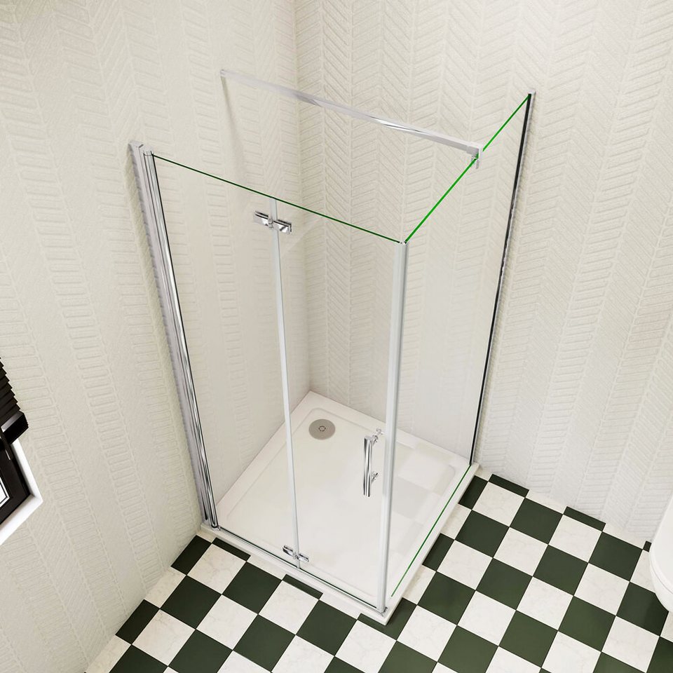 Duschspa Eckdusche Esg Nano Glas Duschtür Eckeinstieg Duschkabine