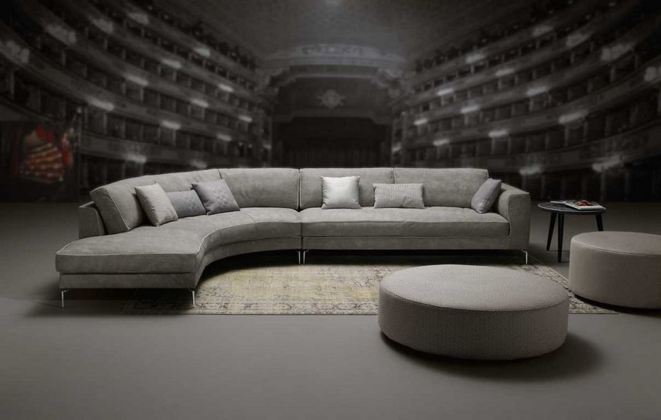 Jvmoebel Ecksofa Design L Form Leder Grau Luxus Couchen Neu Ecksofa