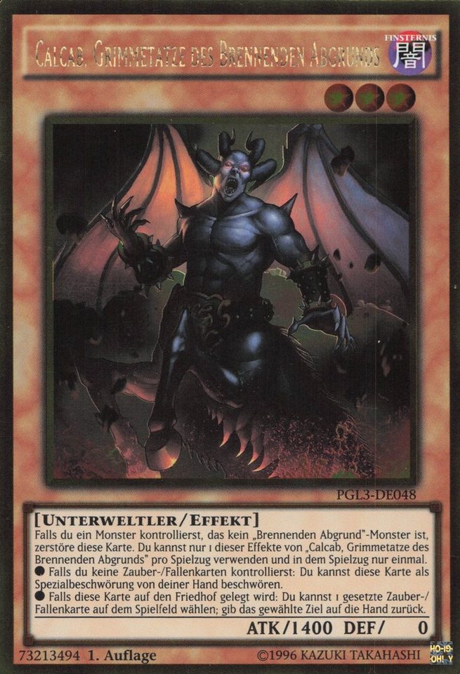 Recollectibles Sammelkarte Yugioh Karte Calcab Grimmetatze Des