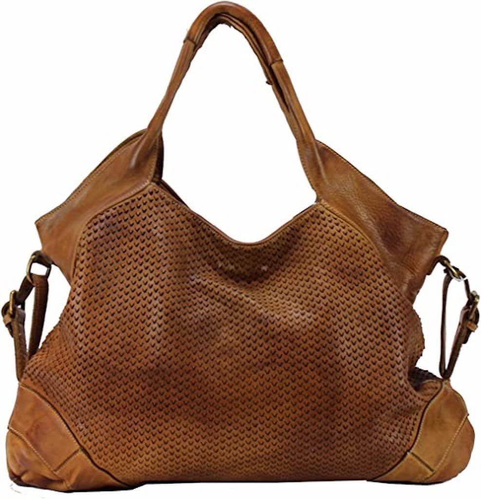 BZNA Schultertasche Tia Italy Designer Damen Handtasche Tasche Leder ...